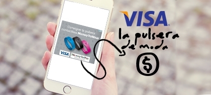 La pulsera prepago Money to wea | Docalia